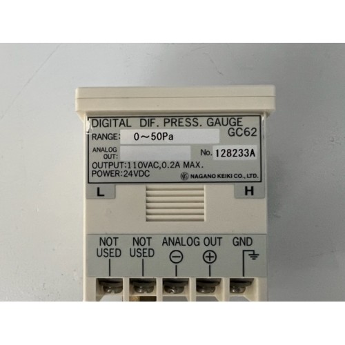 NAGNAO KEIKI GC62 Digital DIFF. Pressure Gauge